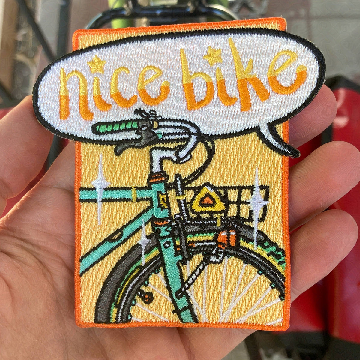 Nice Bike Patch – Chicory Naturalist