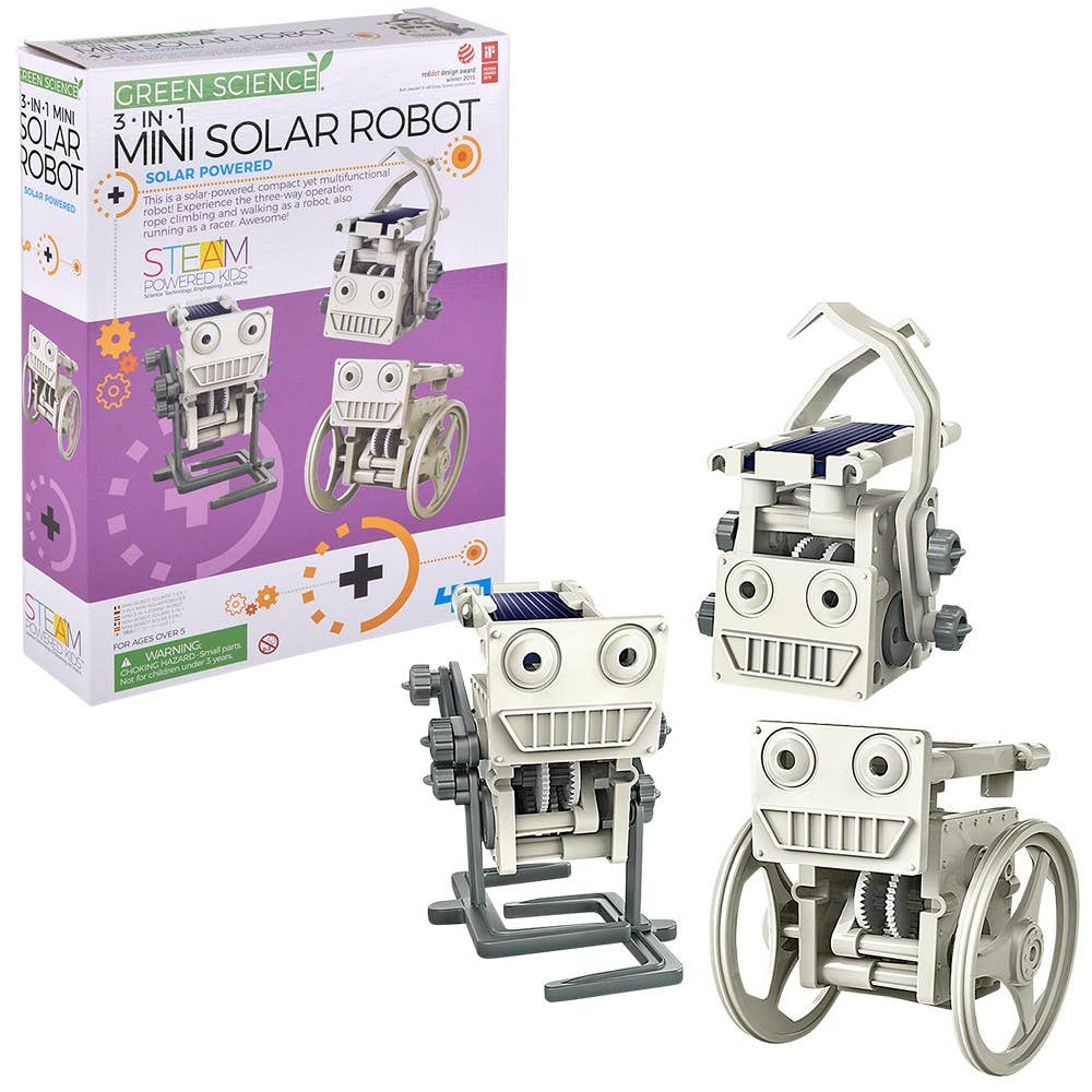 Green Science/3-In-1 Mini Solar Robot – Chicory Naturalist
