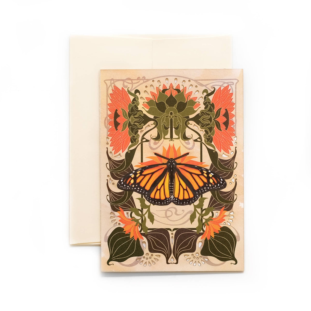 Monarch Butterfly 'Pop-Out' Greeting Card – Chicory Naturalist