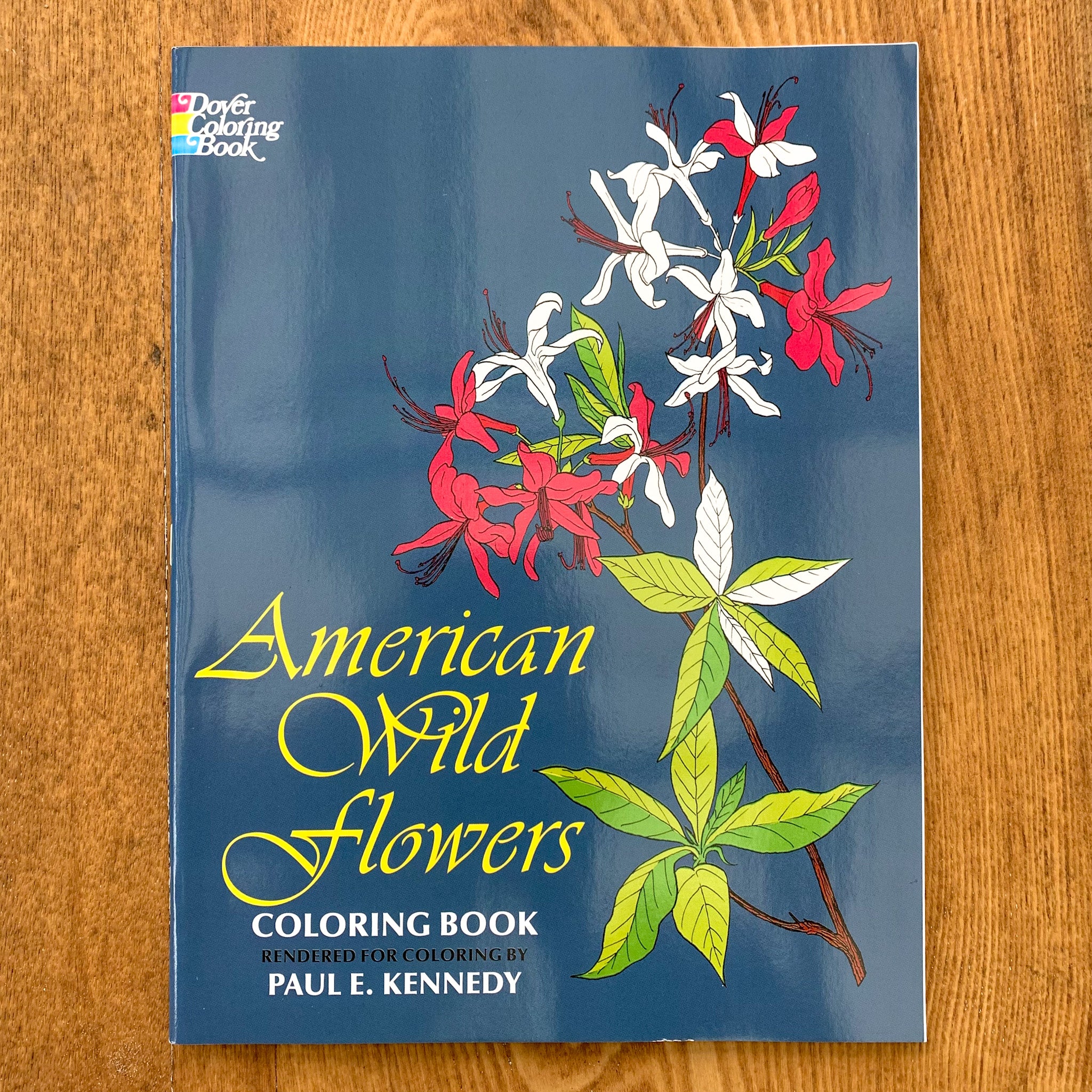 american wild flowers coloring book